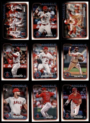 2024 Topps Los Angeles Angels Team Set 8 - NM/MT 6795310 | eBay