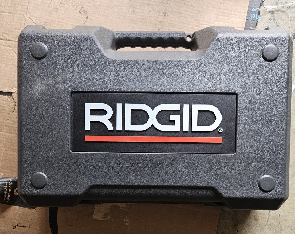 Rigid RP240 Compression Tool Brand New NEVER USED 2 Batteries, 4 Die ...