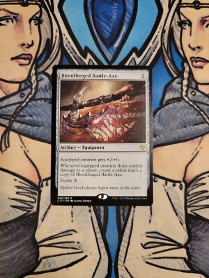 1x Bloodforged Battle-Axe - NM/M Commander 2017 C17 MTG Magic | eBay