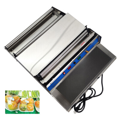 Film Wrapper Machine 450mm 17 Inch Hand Countertop Film Wrapper ...