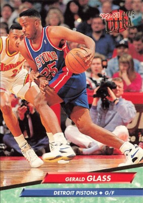 1992 Ultra #257 GERALD GLASS Detroit Pistons | eBay