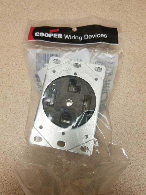 Cooper Wiring Devices 1257-sp 30amp 125/250v Dryer Power Receptacle for ...