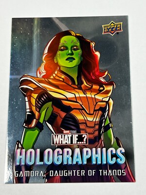 2023 Upper Deck Marvel What If...? Holographics Gamora Daughter Of ...