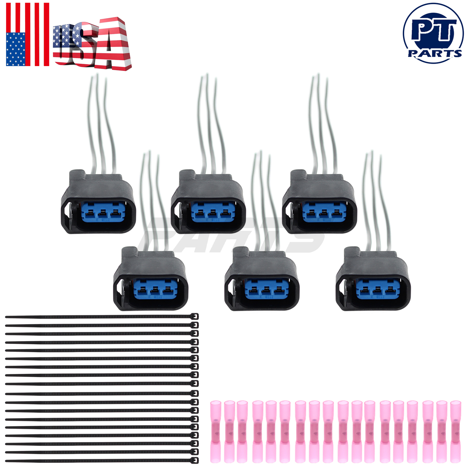 6pcs Ignition Coil Connectors Plug Clips for Honda Acura TL CL TSX RSX ...