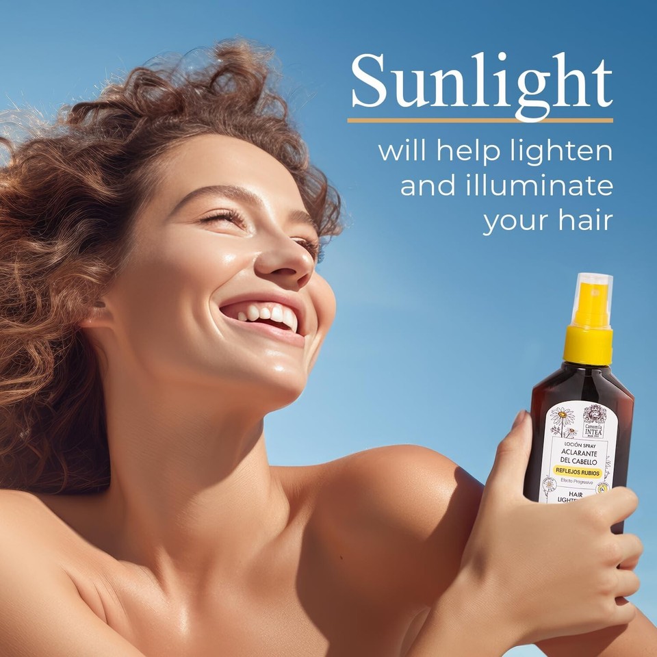 Intea Chamomile Natural Blonde Highlights Hair Lightener - Spray ...