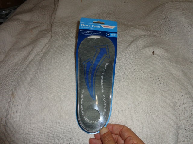 Walgreens Men's Plantar Fasciitis Orthotic Insoles 1 PR for sale online ...