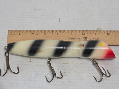 9" Giant suspend/dive Wood Lures Jerkbait Crankbait Musky Muskie Pike ...