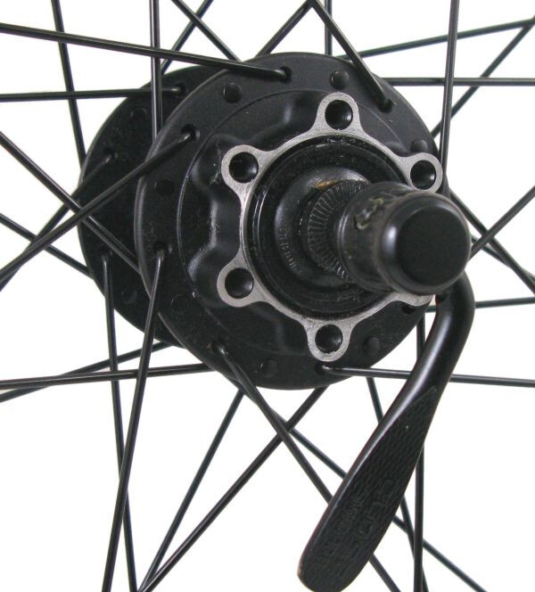 26" Sun Ringle MTX33/ Shimano XT HG Black QR FRONT & REAR 36H Disc ...