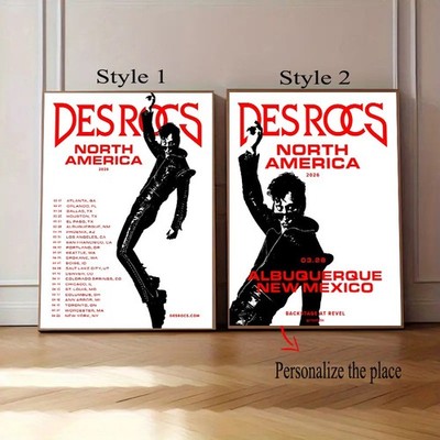 Des Rocs North America 2026 Tour Poster | Custom Poster | eBay