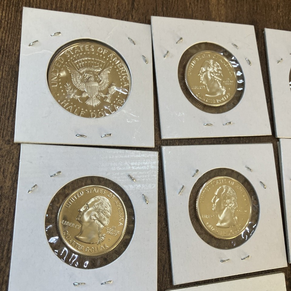 Lot of 12 Assorted Proof Coins ~ Uncirculated Proof Coin Collection ...