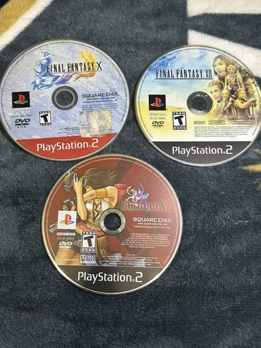 Final Fantasy X~XII~X2 PS2 Disc Only Lot Of 3 PlayStation 2 Games | eBay
