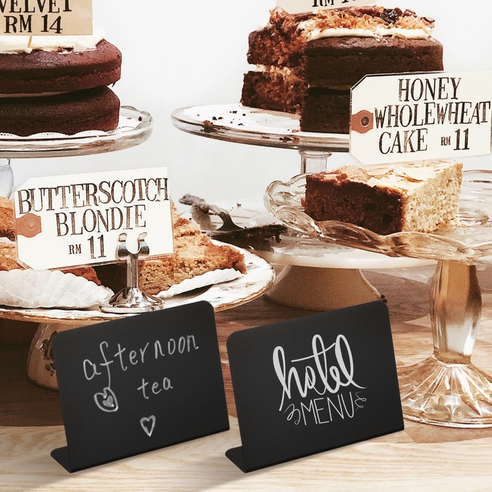 Mini Chalkboard Sign Kitchen Notes Boards Food Markers Labels for ...