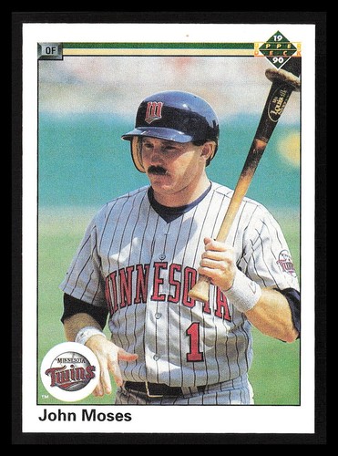 John Moses 1990 Upper Deck #240 Minnesota Twins | eBay
