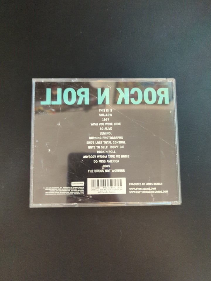 Ryan Adams: Rock N Roll CD 2003 Case Broken 602498610015| eBay