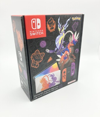 Nintendo Switch Pokemon Scarlet and Violet OLED Limited Model Japanese ...