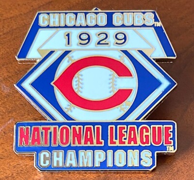1929 CHICAGO CUBS ~ NATIONAL LEAGUE CHAMPIONS PIN ~ Willabee & Ward ...