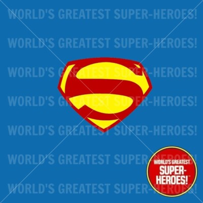 Mego Superman 1952 George Reeves Custom Vinyl Emblem for WGSH 8" Action ...