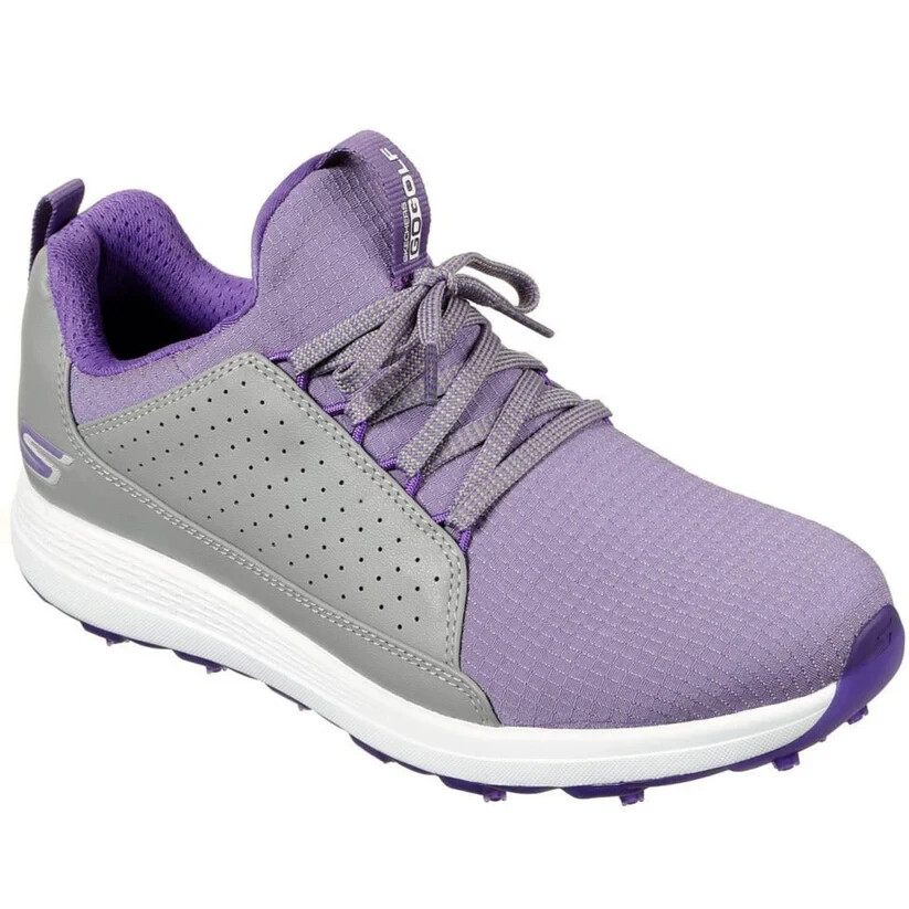 Skechers Go Golf Mojo Ladies Spikeless Golf Shoes in Purple/Grey - UK ...