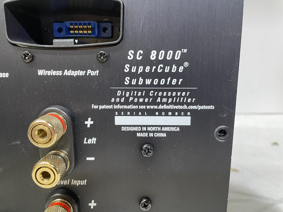 1 x Definitive Technology SC8000 SuperCube Subwoofer Module | eBay