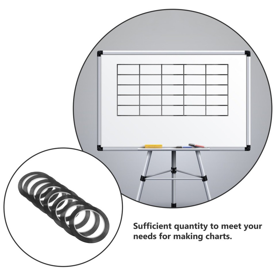 8pcs Border Adhesive Tape Art Tape Self-adhesive Grid Marking Tapes ...