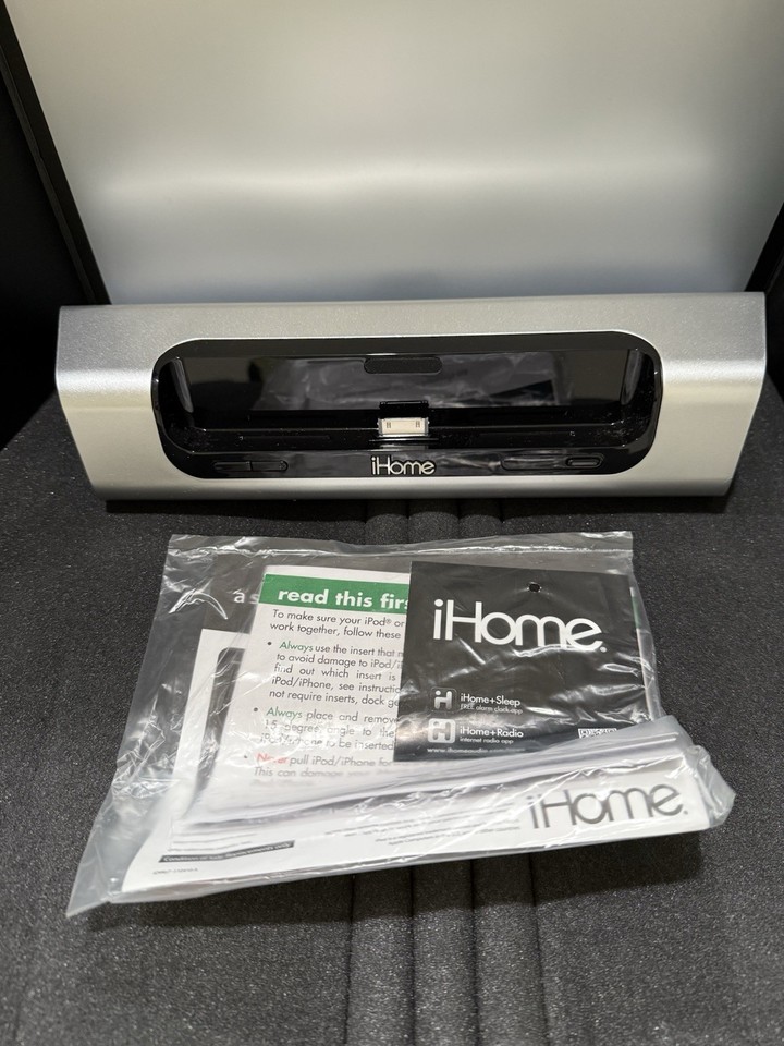 iHome Id9 Rechargeable Portable Speaker System for iPad iPhone iPod ...