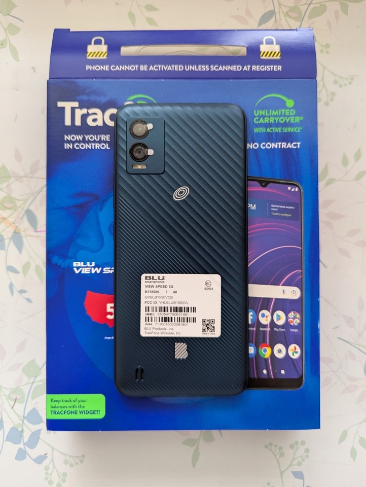UNLOCKED Tracfone BLU View Speed 5G B1550VL | eBay