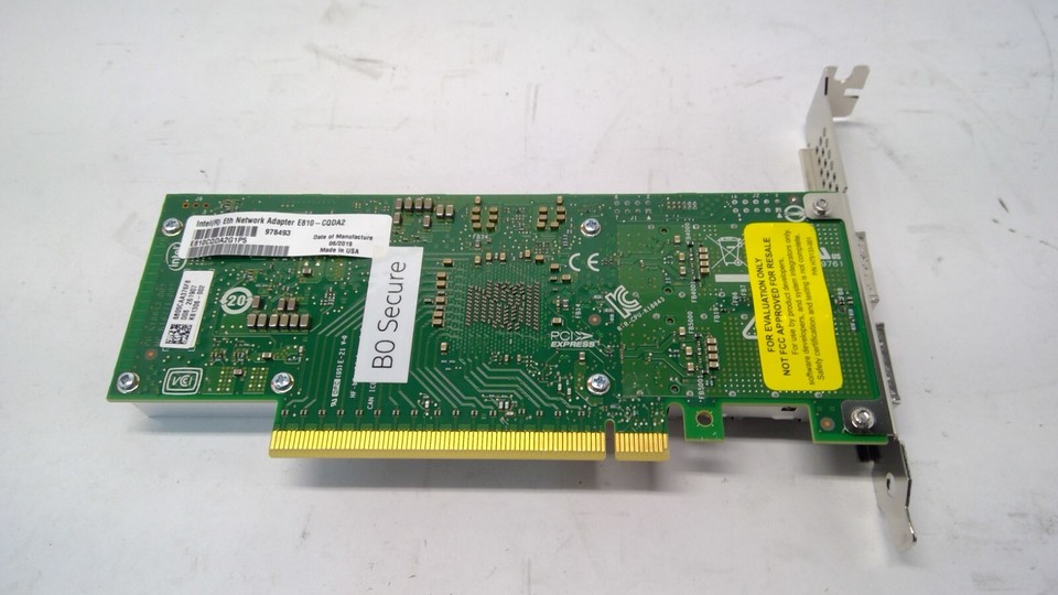Intel E810-CQDA2 100Gb Dual-Port PCI Express 4.0 x16 Ethernet Network ...