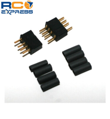 W S Deans Micro 4R 4 Pin Connector Black WSD1241 | eBay