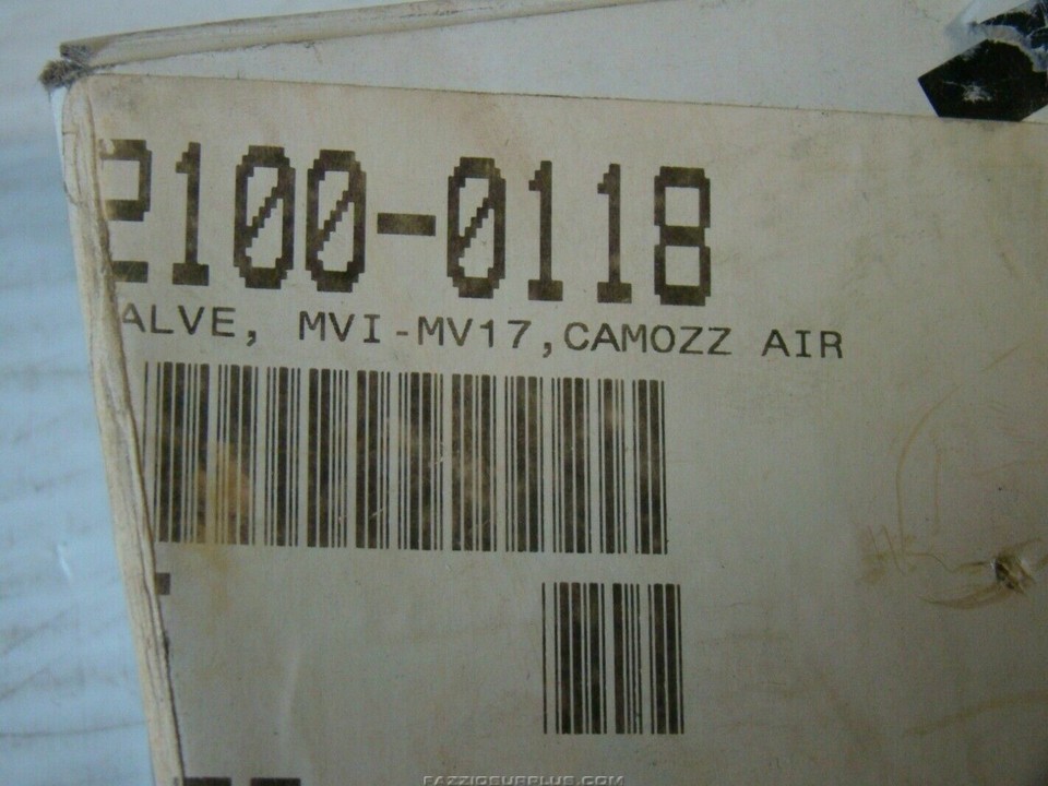 Camozzi, FIXED INTERFACE VALVE 24V 50/60 HZ N/C 600-457-A63 | eBay