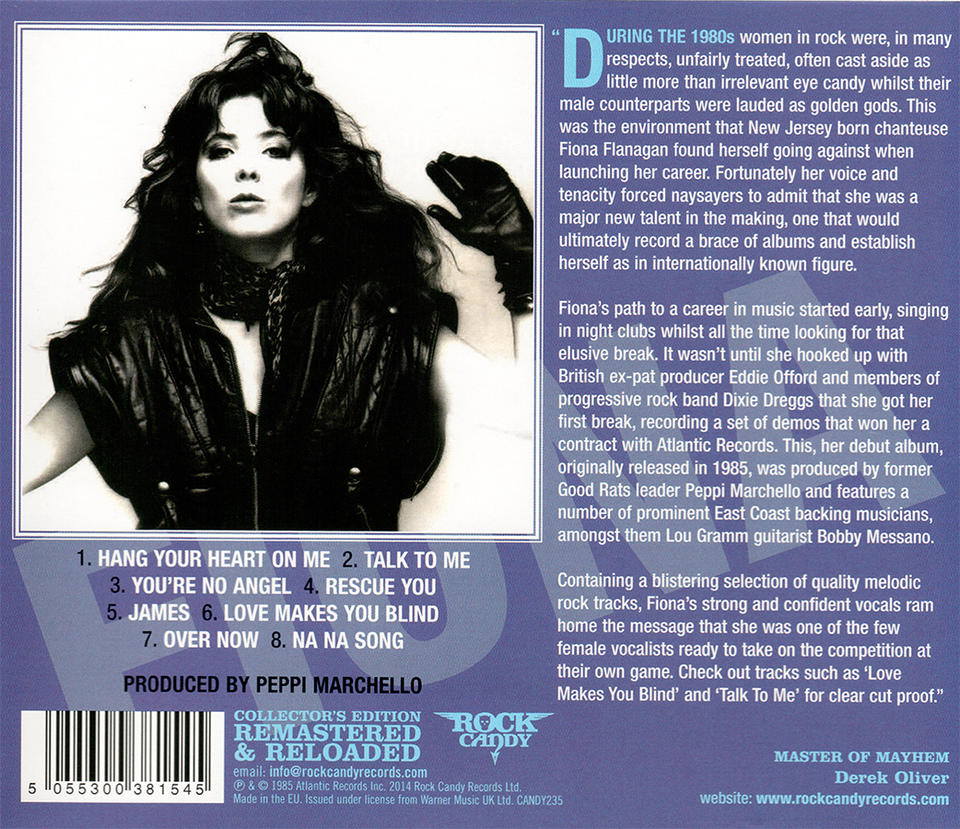 Fiona ~ Fiona (1985) CD 2014 Rock Candy Records EU •• NEW •• | eBay