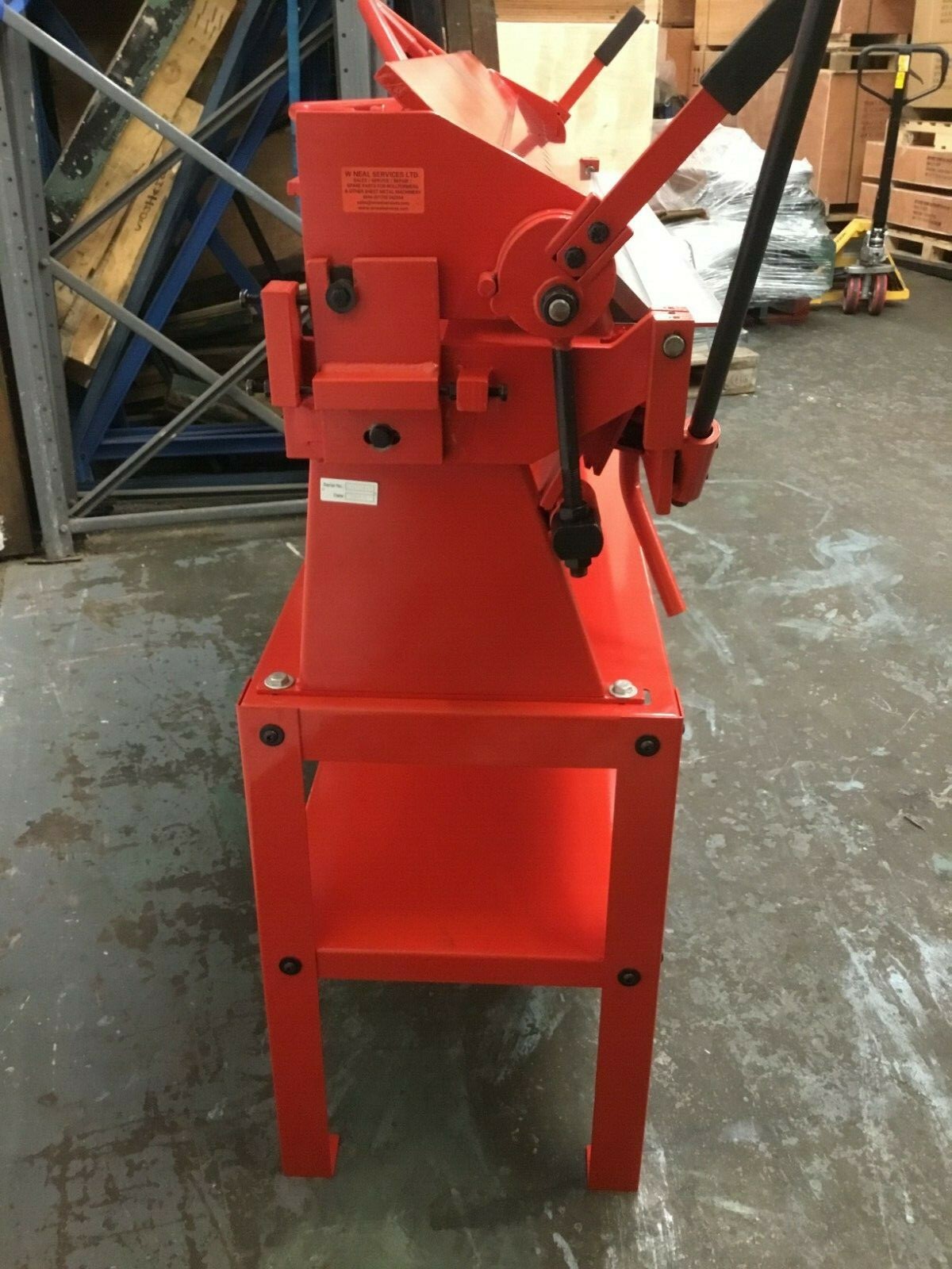 WNS Hand Sheet Metal Bender Box and Pan Folder 1270mm Length x 1.5mm ...