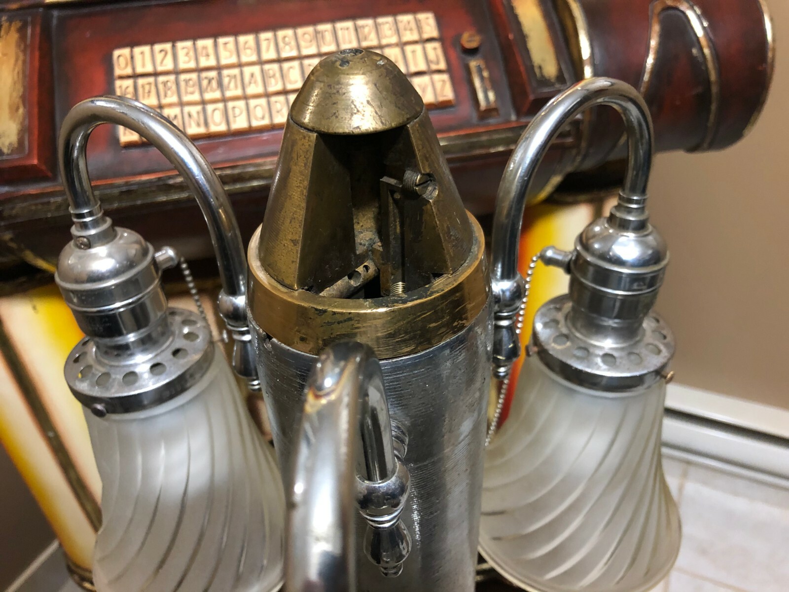 WW1 Freemason Masonic Lamp 1915 Artillery Shell Trench Art SUPER RARE ...