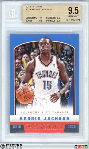 POP 1: Reggie Jackson RC BGS 9.5: 2012-13 Panini Rookie Card Gisto | eBay