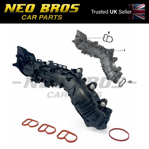 OEQ Intake Inlet Manifold & Swirl Flaps BMW 2 Series F45 214 216 B37 ...