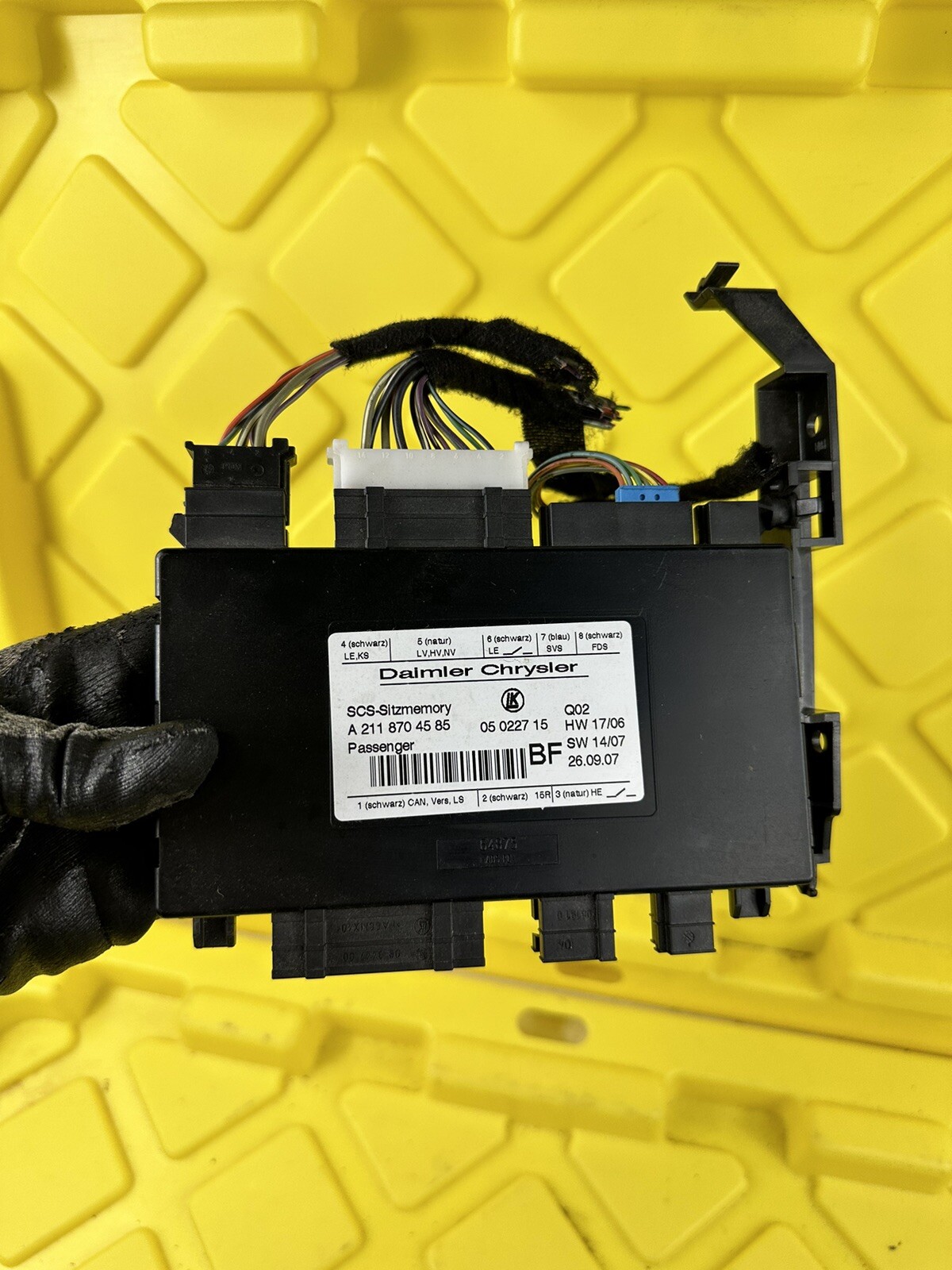 03-12 Mercedes X164 GL450 CLS550 Front Right Seat Control Module ...