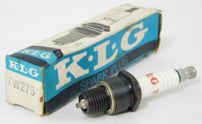 1 NOS Genuine KLG Made England Motorcycle Mini Bike TW275 Spark Plug ...