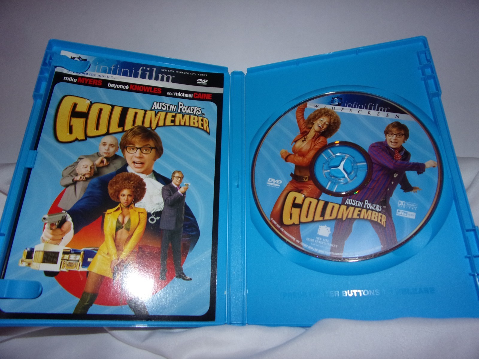 Austin Powers in Goldmember (DVD, 2002, Widescreen Infinifilm Series ...