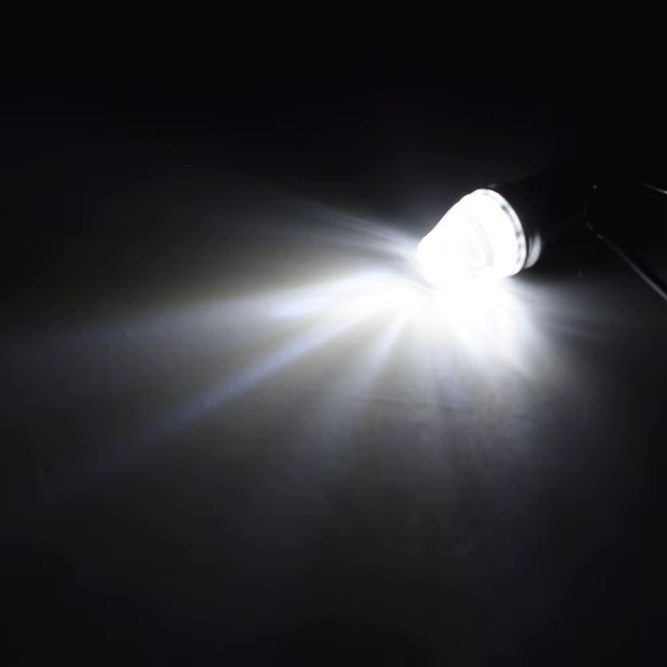 1-10x White LED Side Light Bulbs Signal 12V BA9S 233 T4W 3 SMD Xenon ...