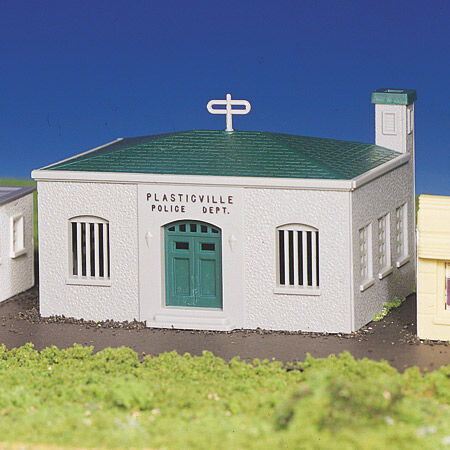 Bachmann 45145 HO-Scale Police Station Assembly Kit | eBay