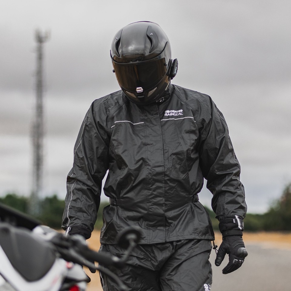 Oxford Rainseal All Weather Motorcycle Bike Over Jacket & Trouser ...
