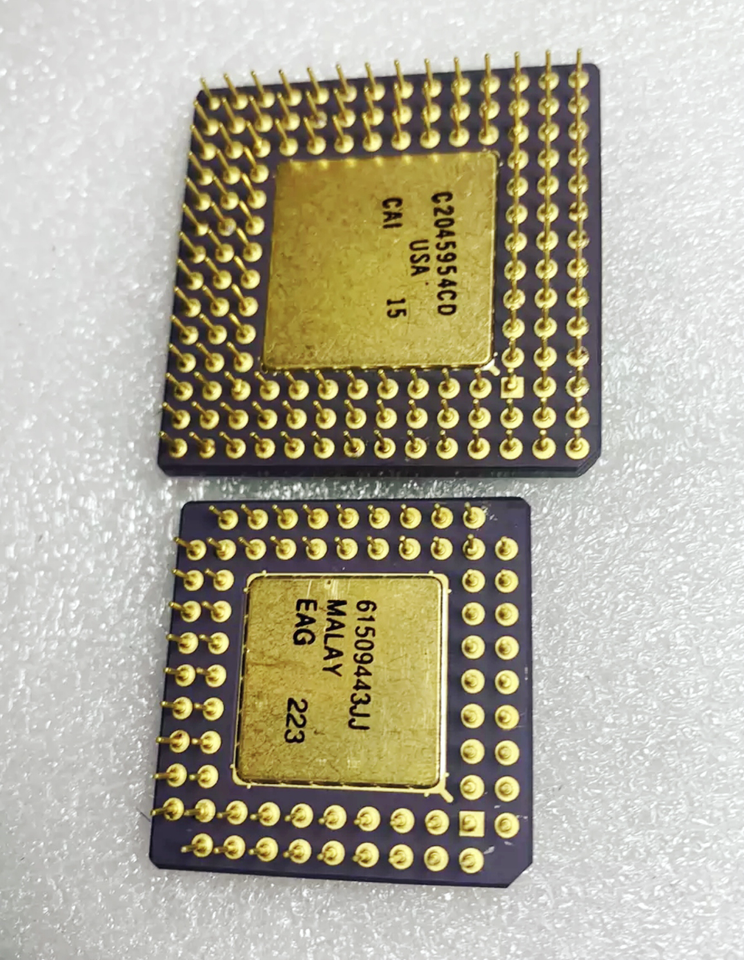 A pair of Intel RapidCAD vintage CPU collections. i386 and i387 for ...
