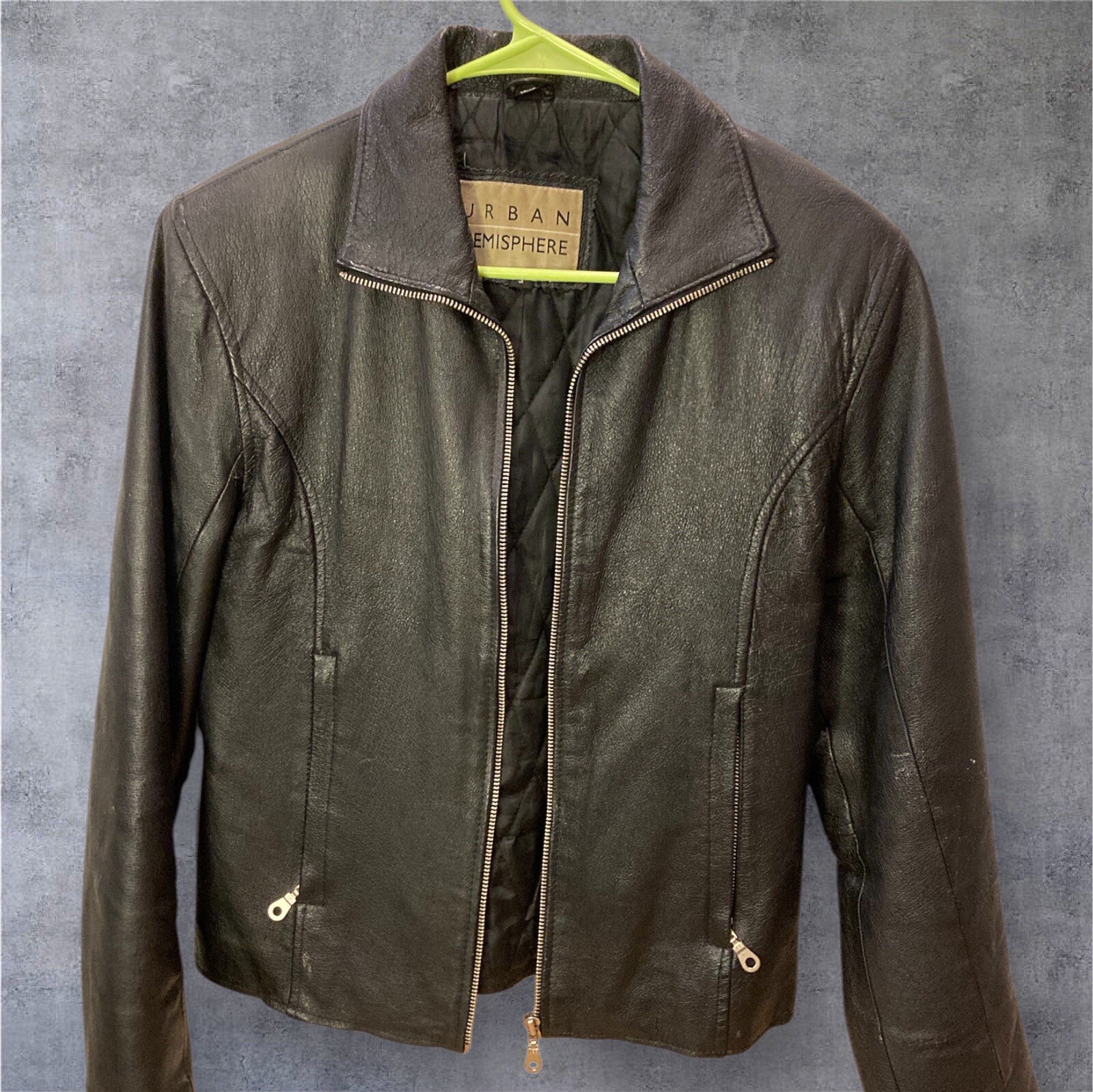 Urban Hemisphere Genuine Leather Jacket - Black, Wome… - Gem