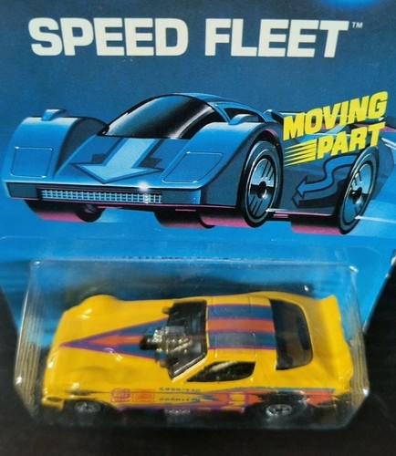 1986 Hot Wheels Yellow Speed Fleet Firebird Funny Car Black Wall NOS | eBay