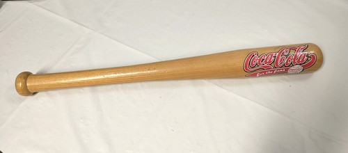 Vintage 1998 Coca-Cola 18" Wood Baseball Bat Kid Size Advertising ...