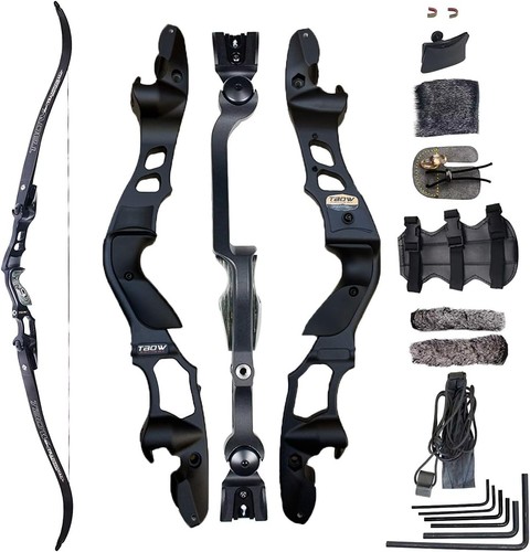 TBOW 62” ILF Recurve Bow /Gordon Limbs 30-60Lbs for Adult Archery ...