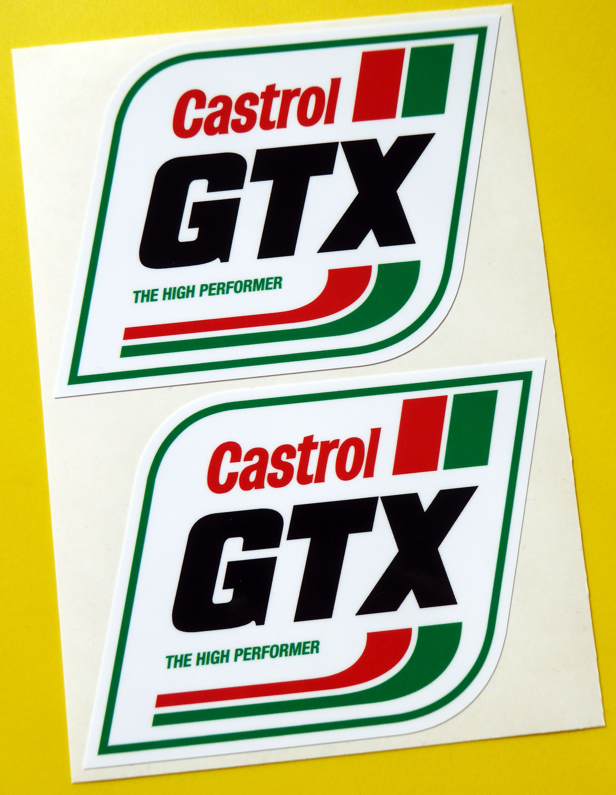 CASTROL GTX Classic Vintage Style stickers decals Rally Race Track car ...