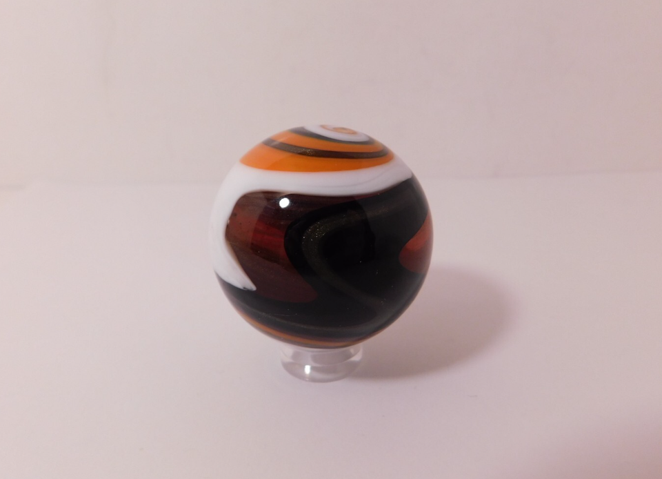 New Amazing Handmade Reverse Corkscrew Art Glass Marble - 40 MM = 1-5/8 ...