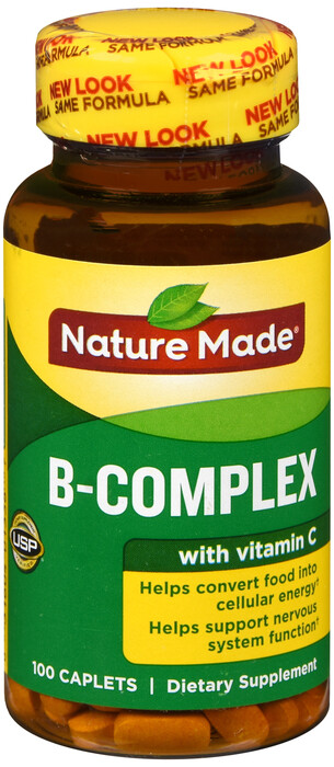 B COMPLEX W/VIT C CAPLET 100CT NAT MADE | eBay