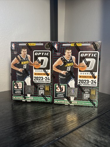 2023-24 NBA OPTIC DONRUSS BLASTER BOX LOT OF 2 NEW IN HAND * Wembanyama ...