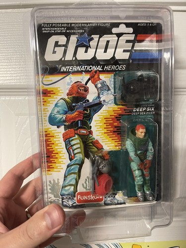 Deep Six GI Joe International Heroes 1989 Funskool RUSSIA Figure NEW ...